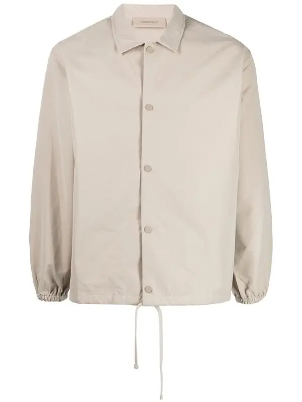 Fear Of God Graphic-print Drawstring Shirt Jacket