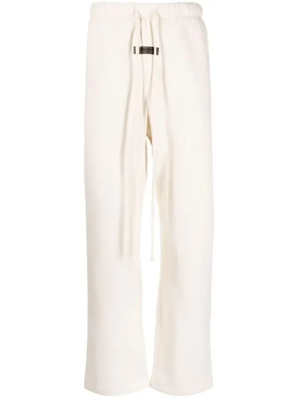Fear Of God Logo-patch Drawstring Track Pants - White