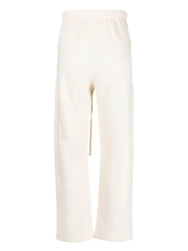 Fear Of God Logo-patch Drawstring Track Pants - White