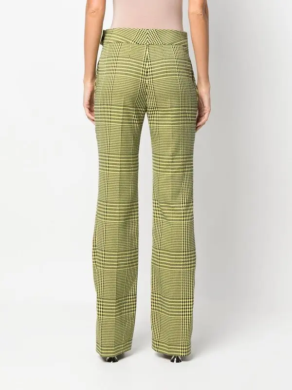 Alexandre Vauthier Houndstooth Flared Trousers