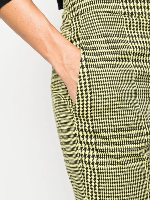 Alexandre Vauthier Houndstooth Flared Trousers