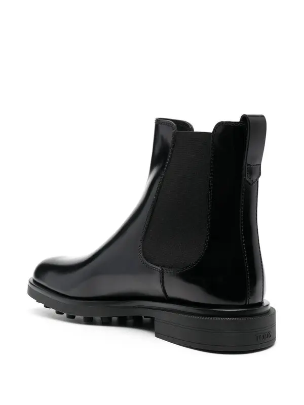 TOD'S Elasticated Ankle Boots - Black
