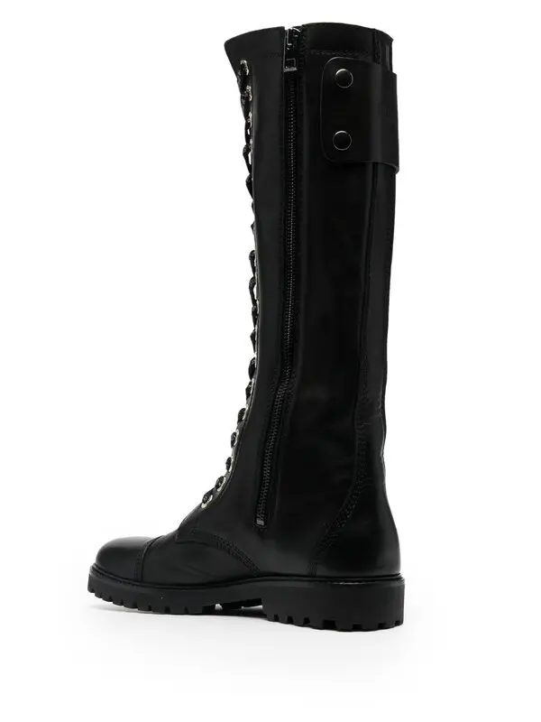 Zadig&Voltaire Leather Knee-high Boots - Black
