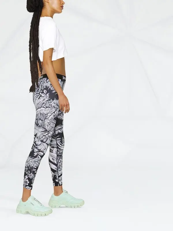 Palm Angels Jungle Parrots Stretch Leggings