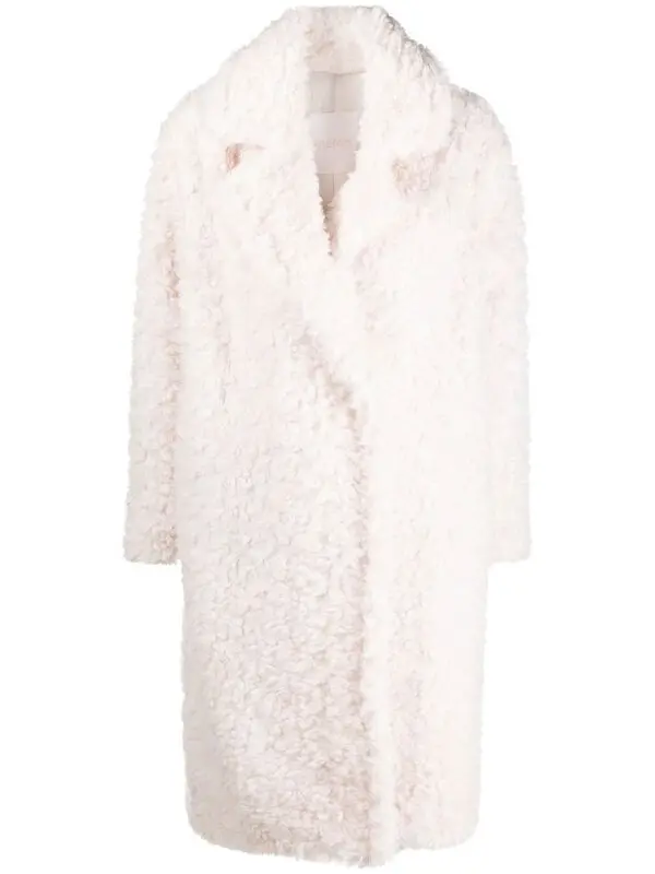YVES SALOMON Woven Wool Maxi Coat