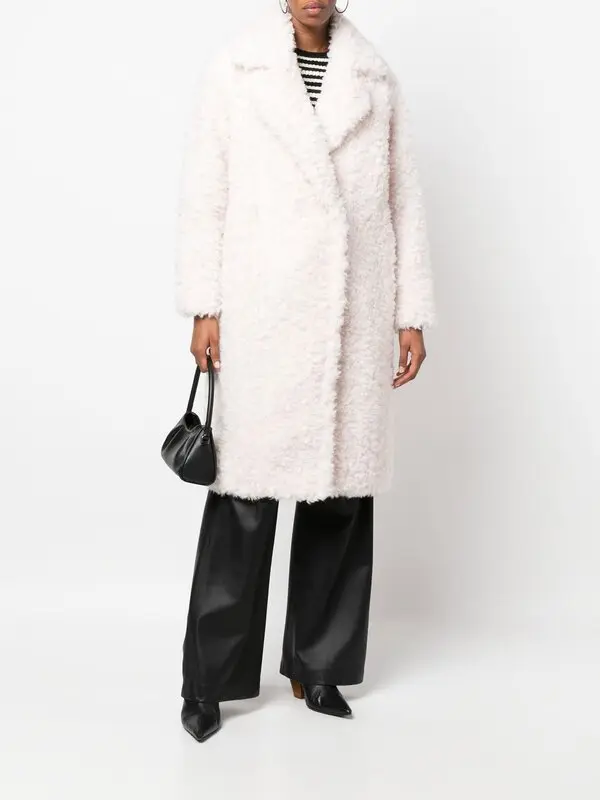 YVES SALOMON Woven Wool Maxi Coat