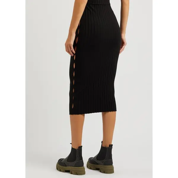 Cotton Citizen Capri Cut-out Stretch-cotton Midi Skirt