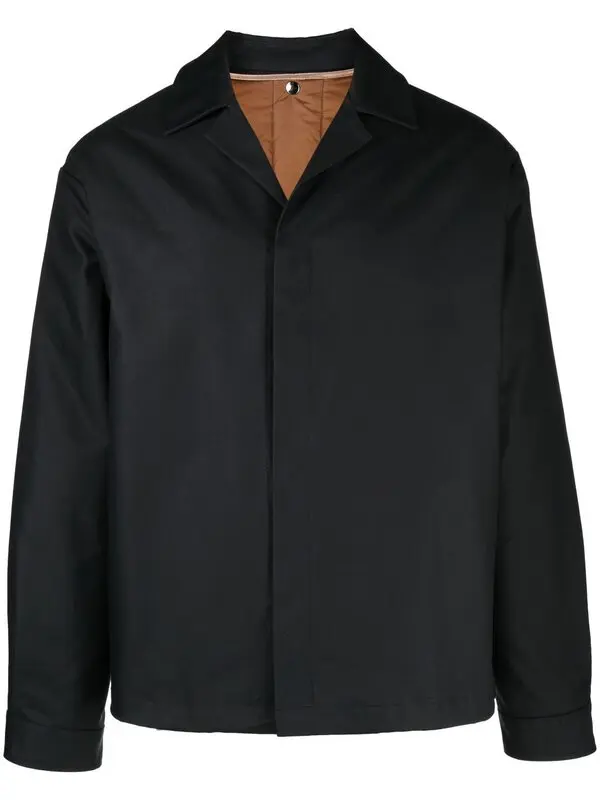COSTUMEIN Notched-collar Shirt Jacket - Green