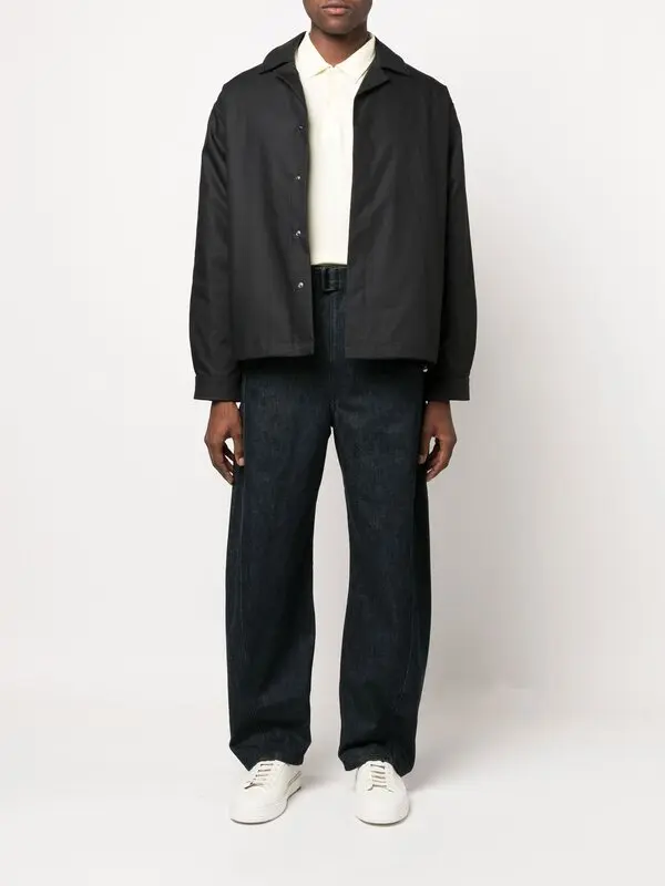 COSTUMEIN Notched-collar Shirt Jacket - Green