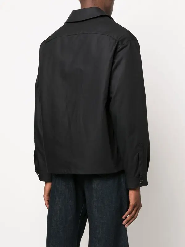 COSTUMEIN Notched-collar Shirt Jacket - Green