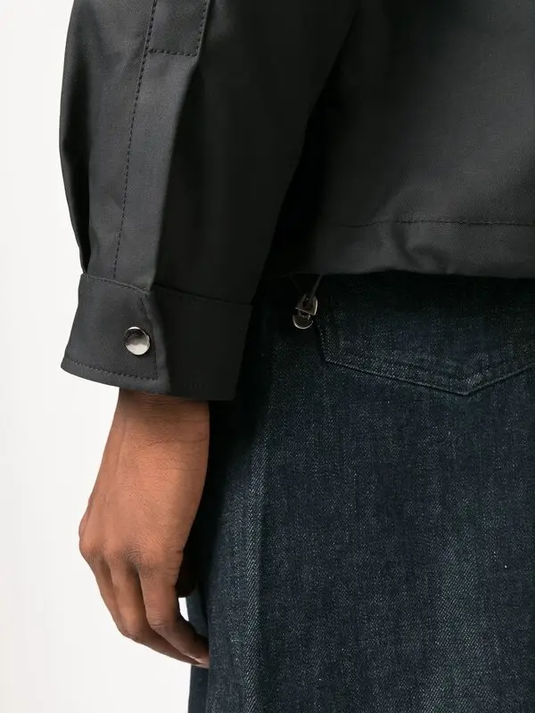 COSTUMEIN Notched-collar Shirt Jacket - Green