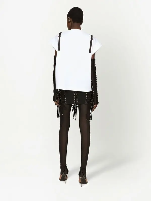Dolce & Gabbana Eyelet-embellished Miniskirt