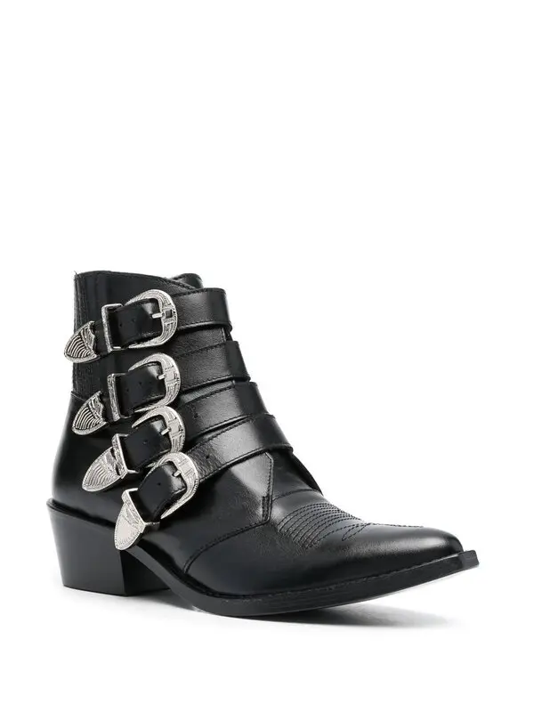Toga Buckle-strap Boots