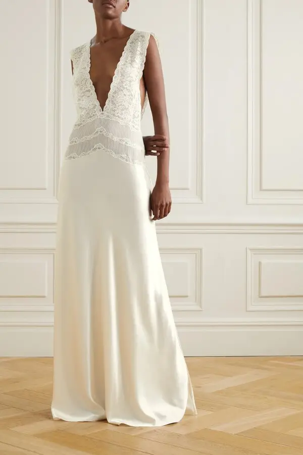 off shoulder lace dress long Off-the-Shoulder Flower A-line Wedding Dress