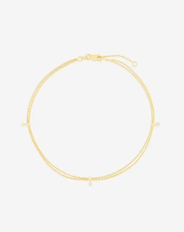 Ring Concierge Diamond Drip Anklet
