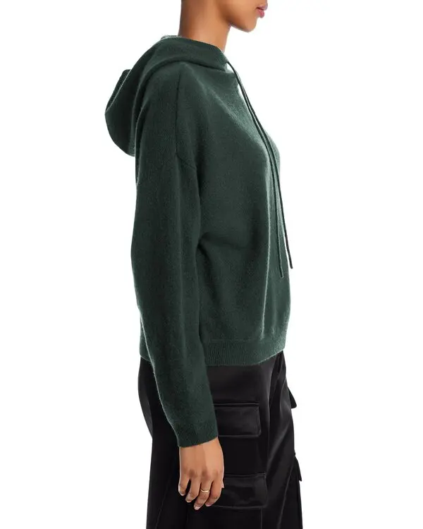Aqua Cashmere Drop Shoulder Hoodie - Army