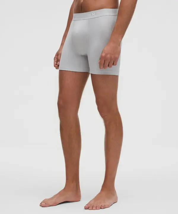 Lululemon Always In Motion Mesh Boxer 5 - Silver Drop