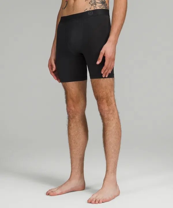 Lululemon Always In Motion Long Boxer 7 - Black/black/black