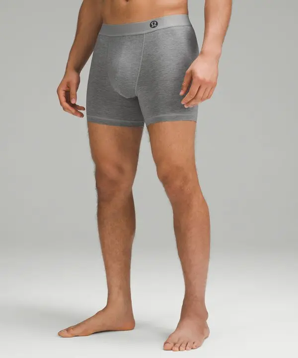 Lululemon Always In Motion Boxer 5 - Heathered Core Medium Grey