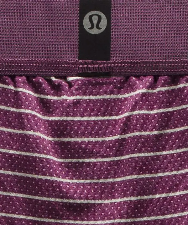 Lululemon Always In Motion Long Mesh Boxer 7 - Cyber Violet/heathered Core Medium Grey/pocket Stripe Jade Grey Grape Thistle