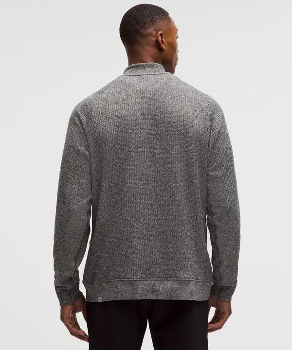 Lululemon Engineered Warmth Half Zip - Feather Grey/graphite Grey