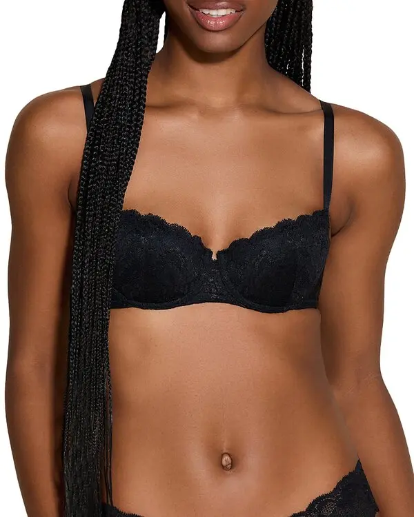 Cosabella Never Say Never Pushie Push-up Bra - Black
