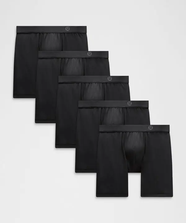 Lululemon Always In Motion Long Boxer 7 - Black/black/black/black/black