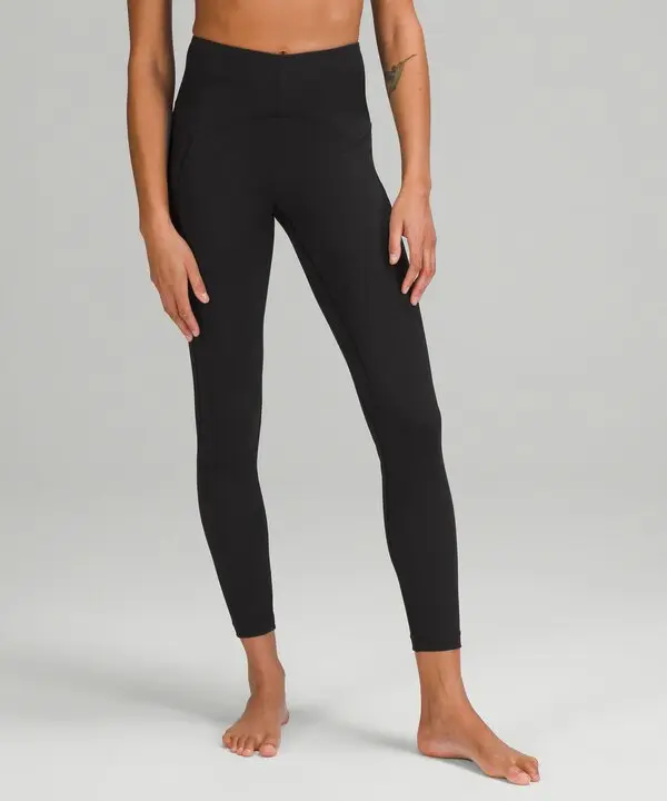 Lululemon Back-zip High-rise Paddle Tight 28 - Black