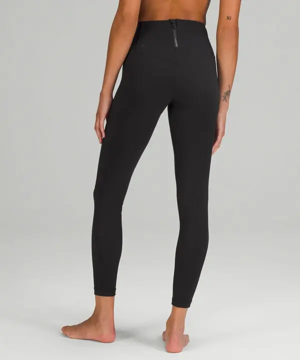 Lululemon Back-zip High-rise Paddle Tight 28 - Black