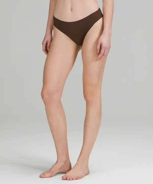 Lululemon Invisiwear Mid-rise Bikini Underwear - Java