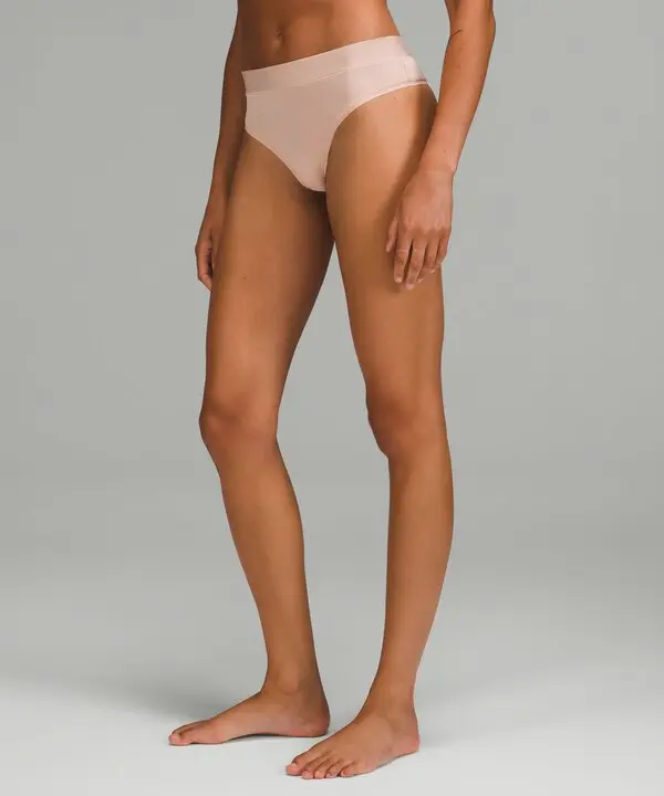 Lululemon Underease High-rise Thong Underwear - Misty Shell