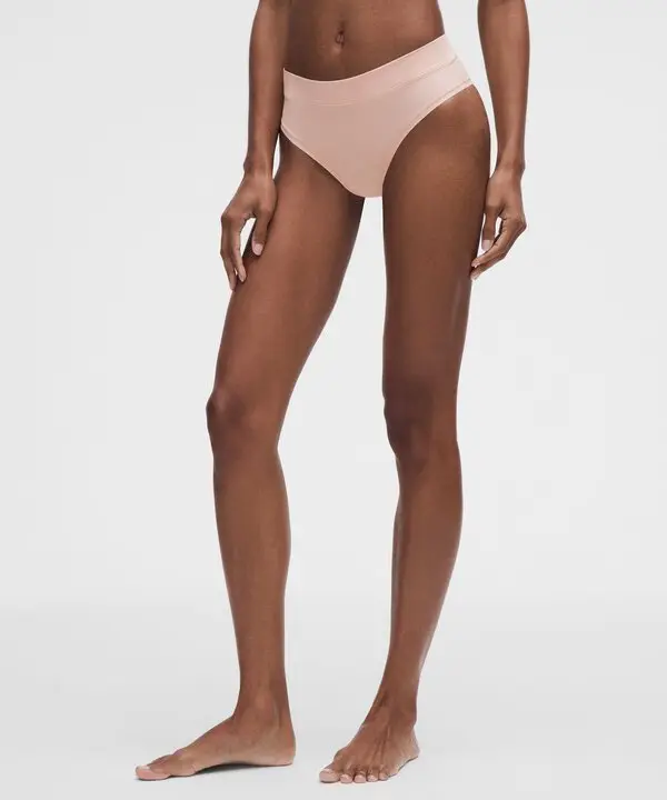 Lululemon Underease High-rise Thong Underwear - Misty Shell