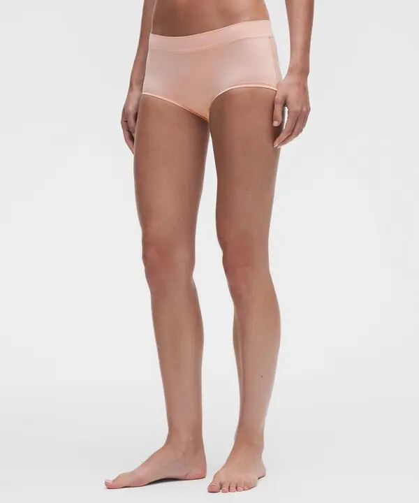 Lululemon Underease Mid-rise Boyshort Underwear - Misty Shell