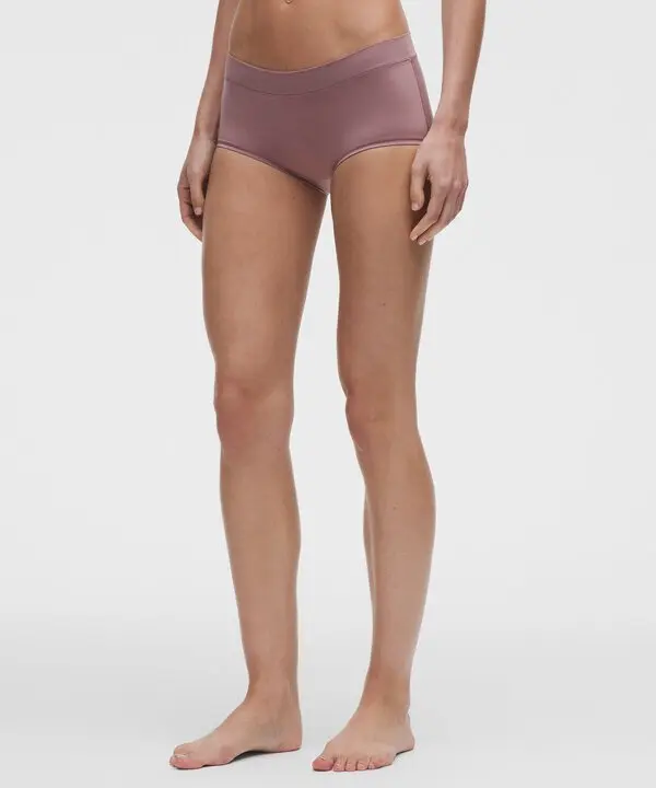Lululemon Underease Mid-rise Boyshort Underwear - Twilight Rose