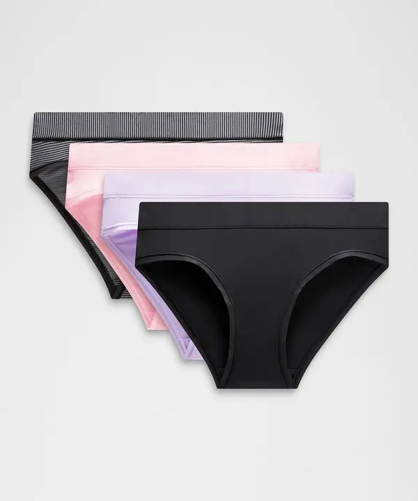 Lululemon Underease Mid-rise Bikini Underwear - Black