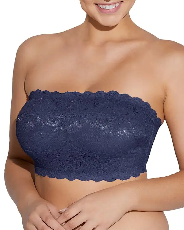 Cosabella Never Say Never Curvy Bandeau Bra - Navy Blue