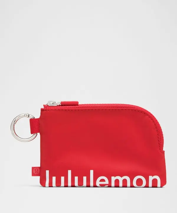 Lululemon Clippable Card Pouch - Lululemon Red/white