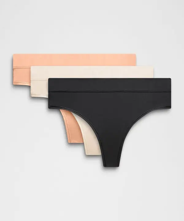 Lululemon Underease High-rise Thong Underwear - Black