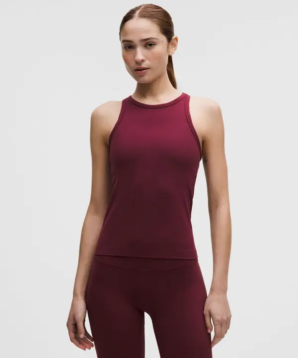 Lululemon Racerback Tank Top - Burgundy Bay