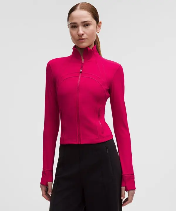 Lululemon Define Cropped Jacket - Mulberry Spark