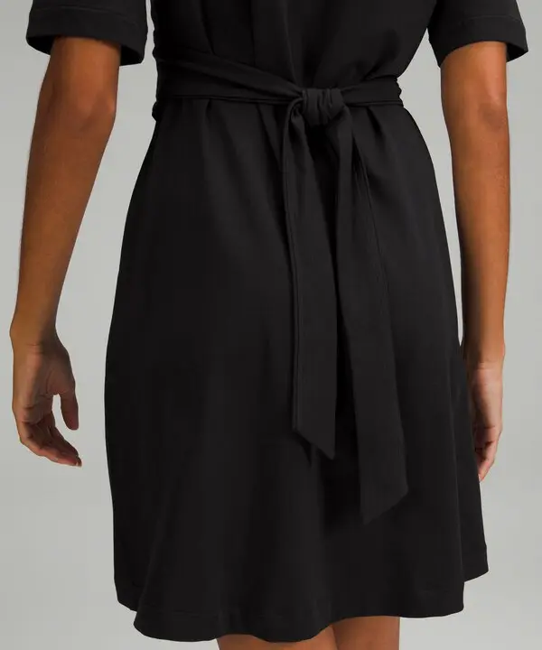 short dresses simple Simple Short Satin Wedding Minimalist V- Neckline Dress With Pockets US14 / LIGHT IVORY main image 0