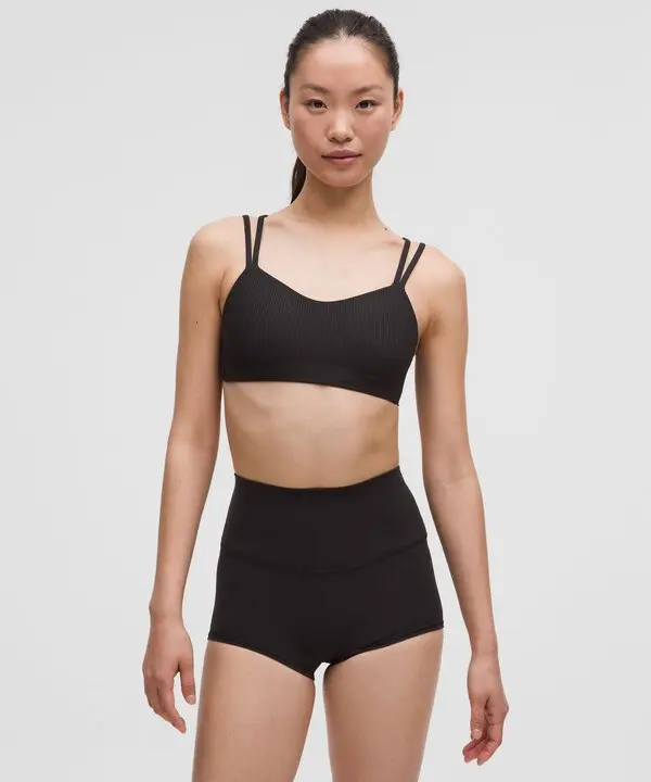 Lululemon Like A Cloud Ribbed Bra - Black