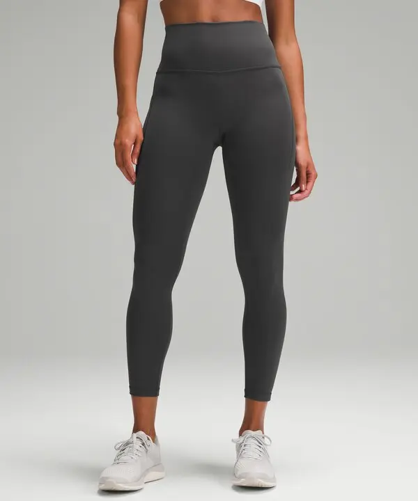 Lululemon Wunder Train High-rise Tight With Pockets 25 - Graphite Grey