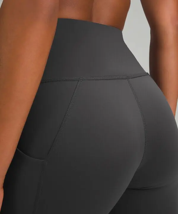 Lululemon Wunder Train High-rise Tight With Pockets 25 - Graphite Grey