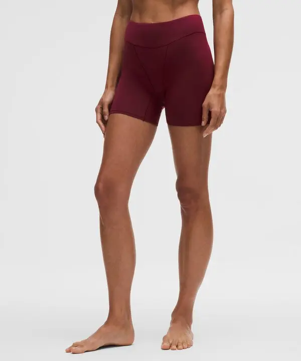 Lululemon Underease Super-high-rise Shortie Underwear - Burgundy Bay