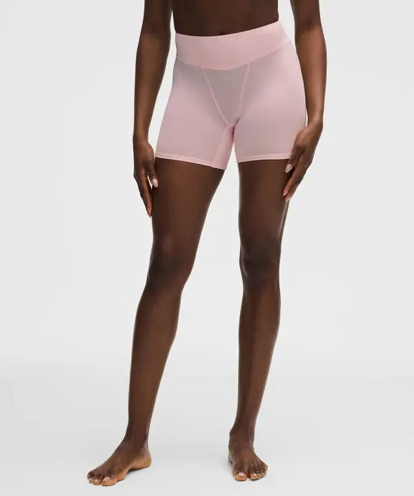Lululemon Underease Super-high-rise Shortie Underwear - Pink Pearl
