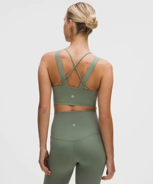 Lululemon Like A Cloud Longline Bra - Willow Leaf