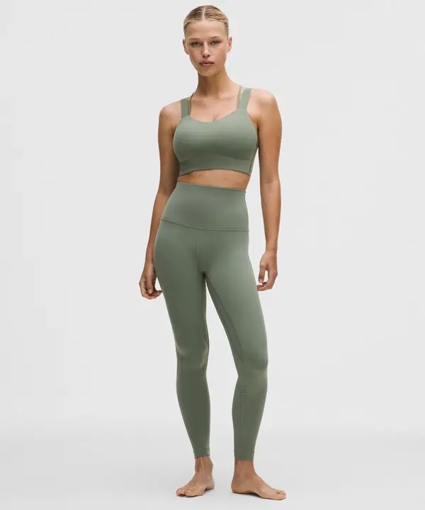 Lululemon Like A Cloud Longline Bra - Willow Leaf