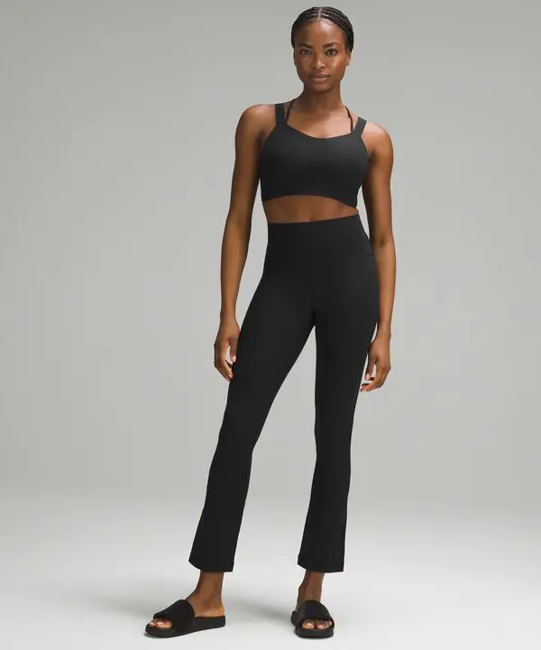 Lululemon Like A Cloud Ribbed Longline Bra - Black