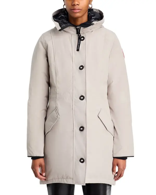 Canada Goose Rossclair Hooded Down Parka - Limestone